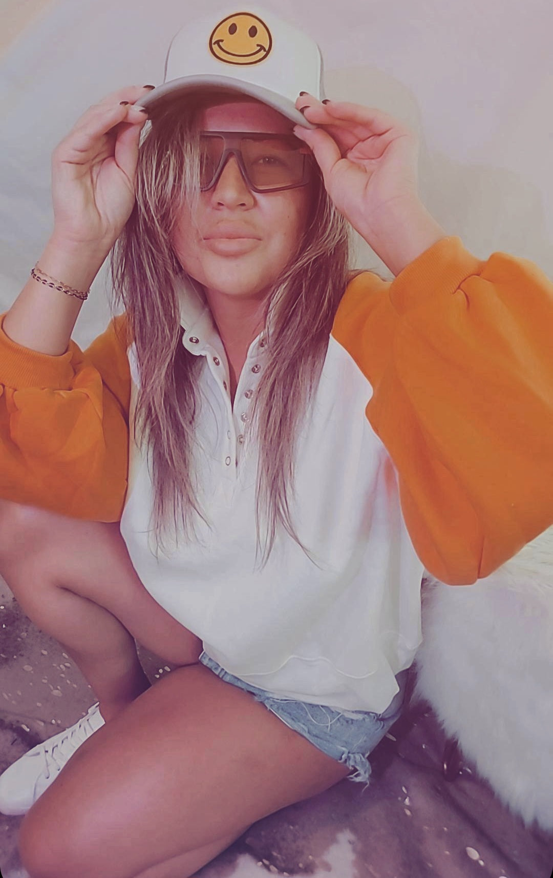 Piper Snap Button Collared Sweatshirt – Em & Fin